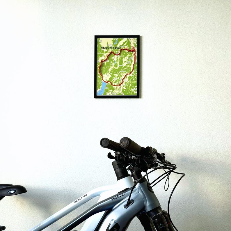 Personalized 3D Route Map Art – Custom GPX Trail, Hiking, Cycling - Etsy