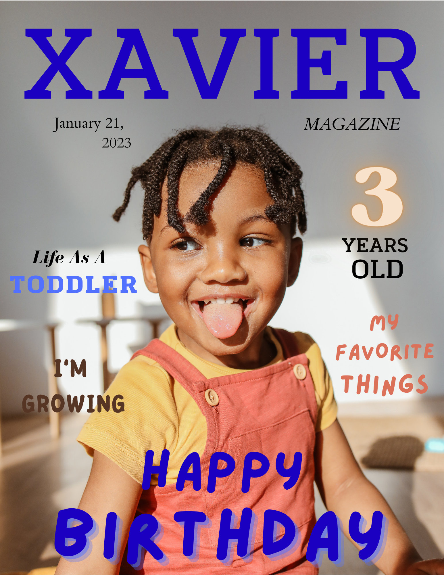 Personalized Birthday Magazine Covers & Signs/posters - Etsy