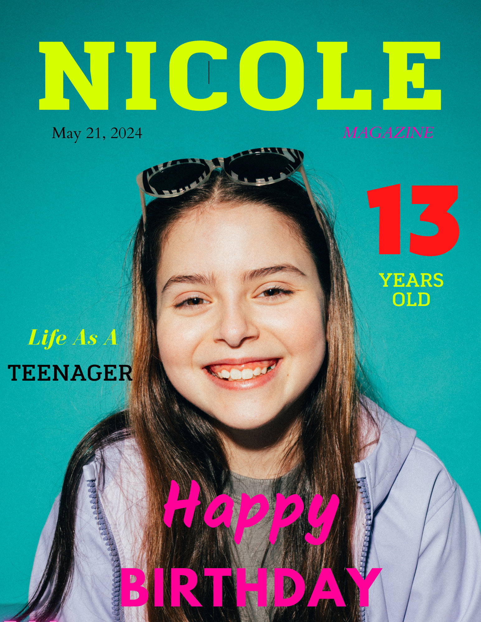 Personalized Birthday Magazine Covers & Signs/posters - Etsy