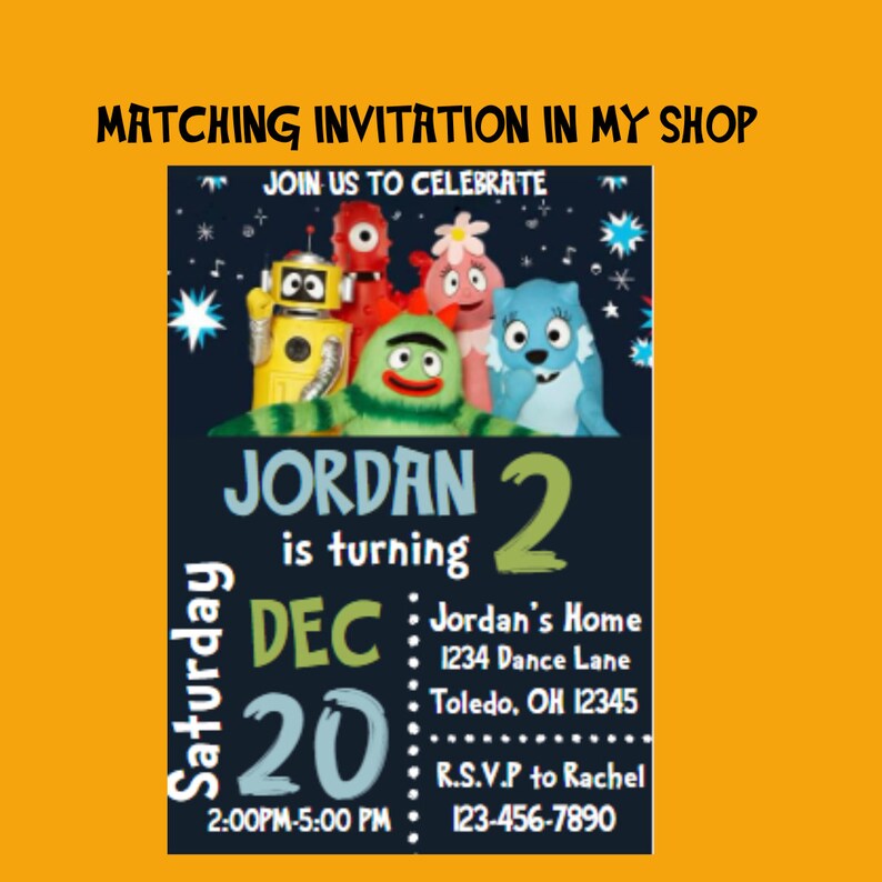 Yo Gabba Gabba Kids Birthday Capri Sun/kool Aid Labels Party - Etsy