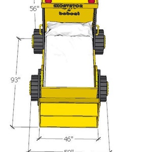 Build This Excavator Bed for Children, Dxf and Pdf Format With Assembly ...
