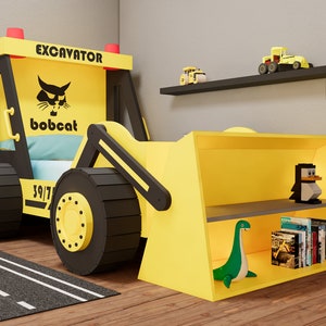 Build This Excavator Bed for Children, Dxf and Pdf Format With Assembly ...