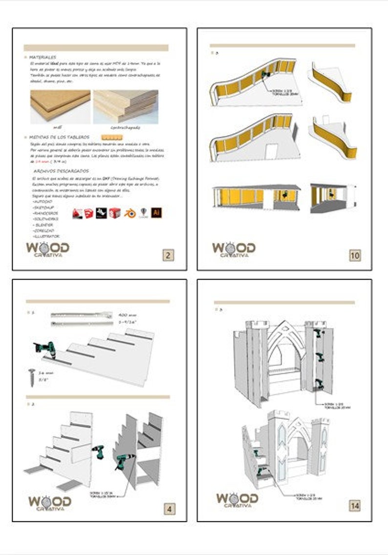 Princess Castle Bed Plans Only for CNC Bed Woodworking - Etsy
