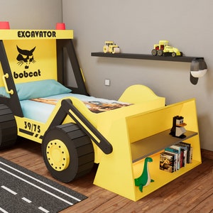 Build This Excavator Bed for Children, Dxf and Pdf Format With Assembly ...