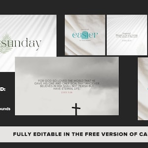 Easter Sermon Graphics, Canva Sermon Graphics, Church Sermon Graphics ...