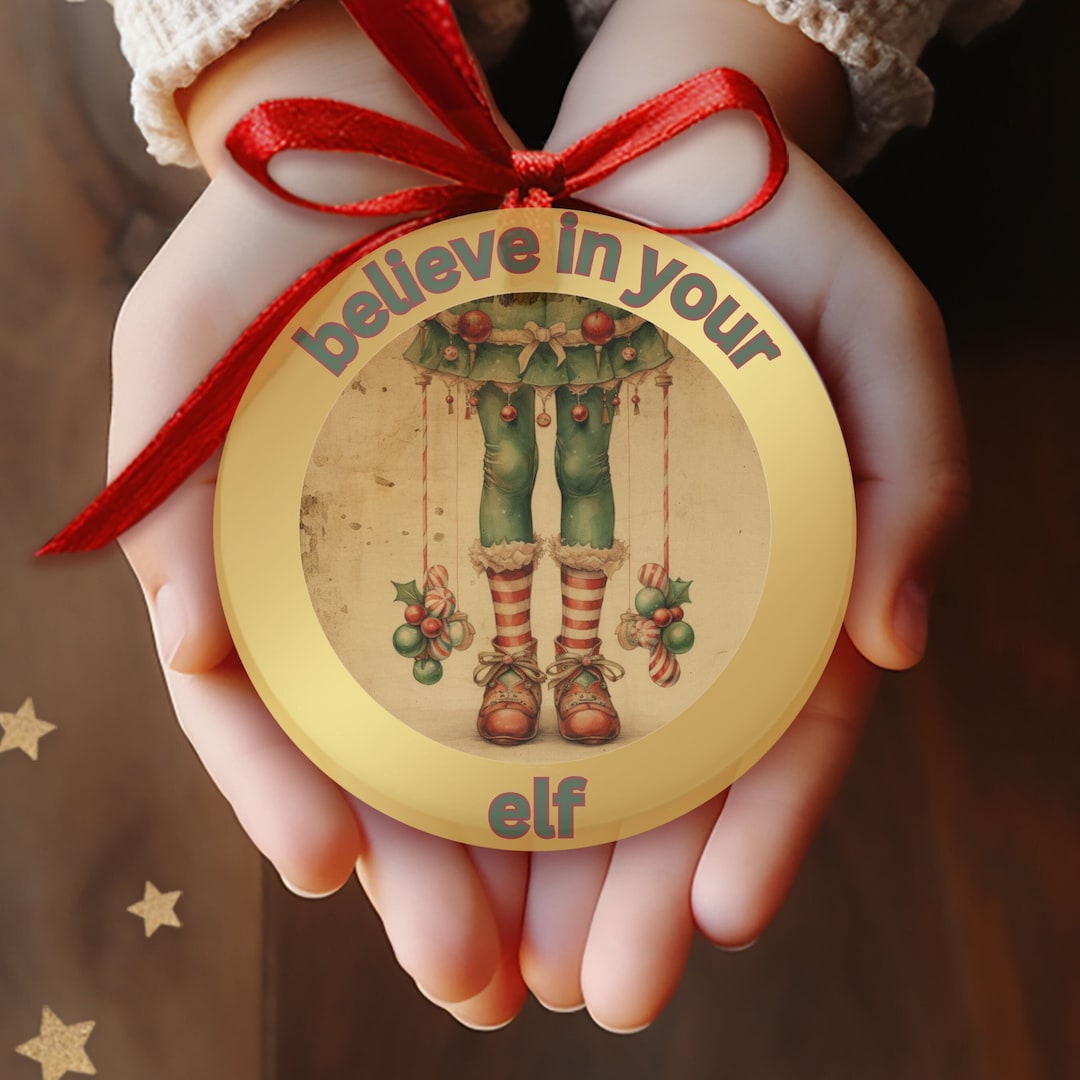 ELF CHRISTMAS ORNAMENT Encouraging Quote for Someone Who Needs a Boost ...
