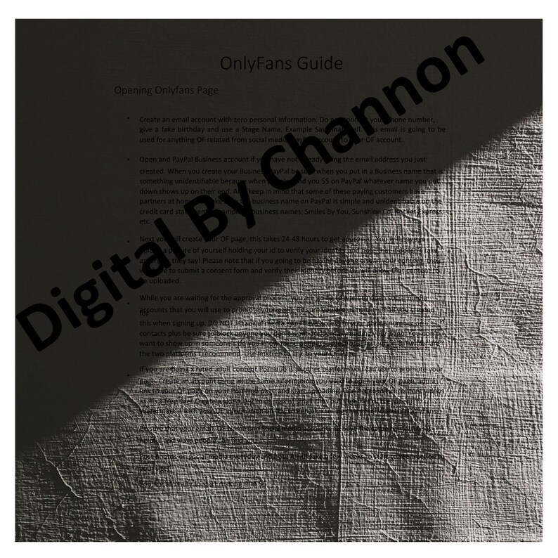 Onlyfans Guide Onlyfans Tips Onlyfans Get Started - Etsy