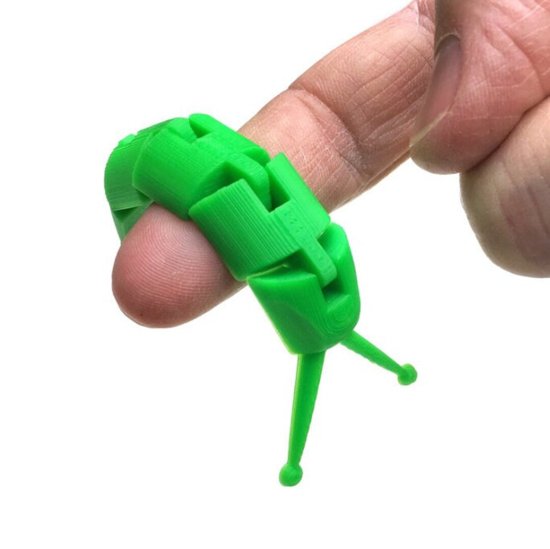 3D Printed Slug - Flexible Fidget Toy - Etsy