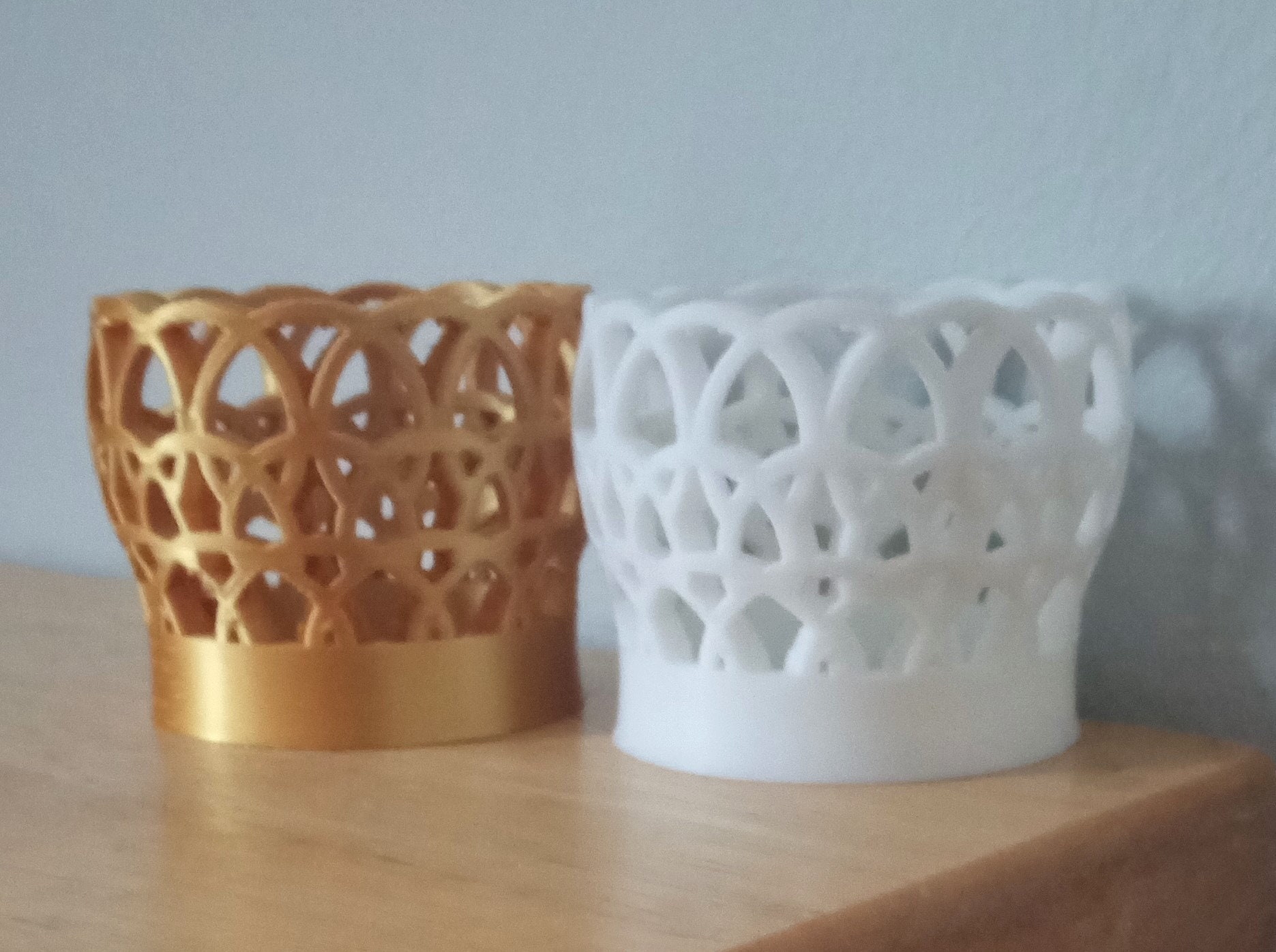 Tea Light Holder - Free LED Tealight Included! Filigree Style - Outdoor ...