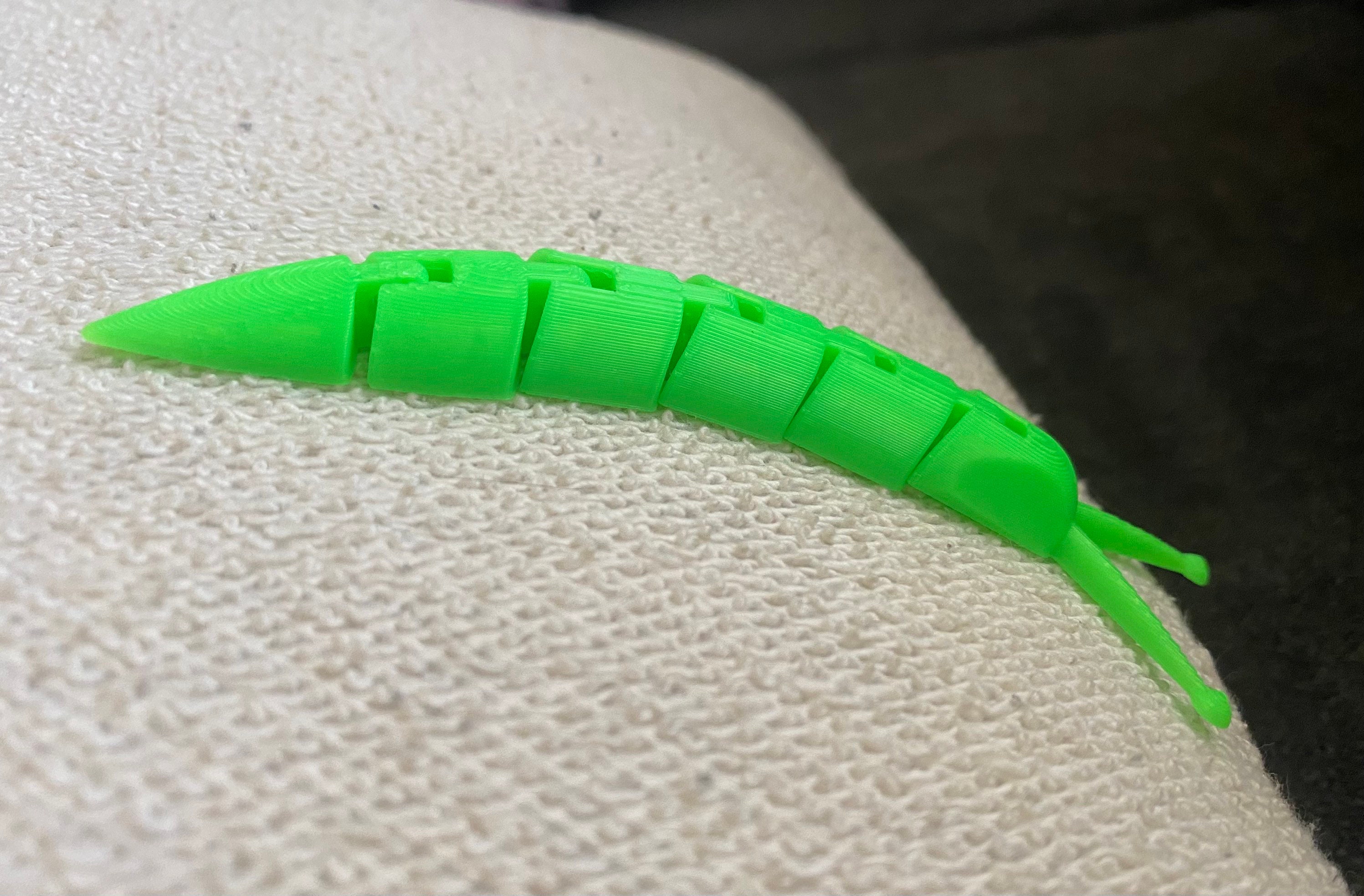 3D Printed Slug Flexible Fidget Toy - Etsy