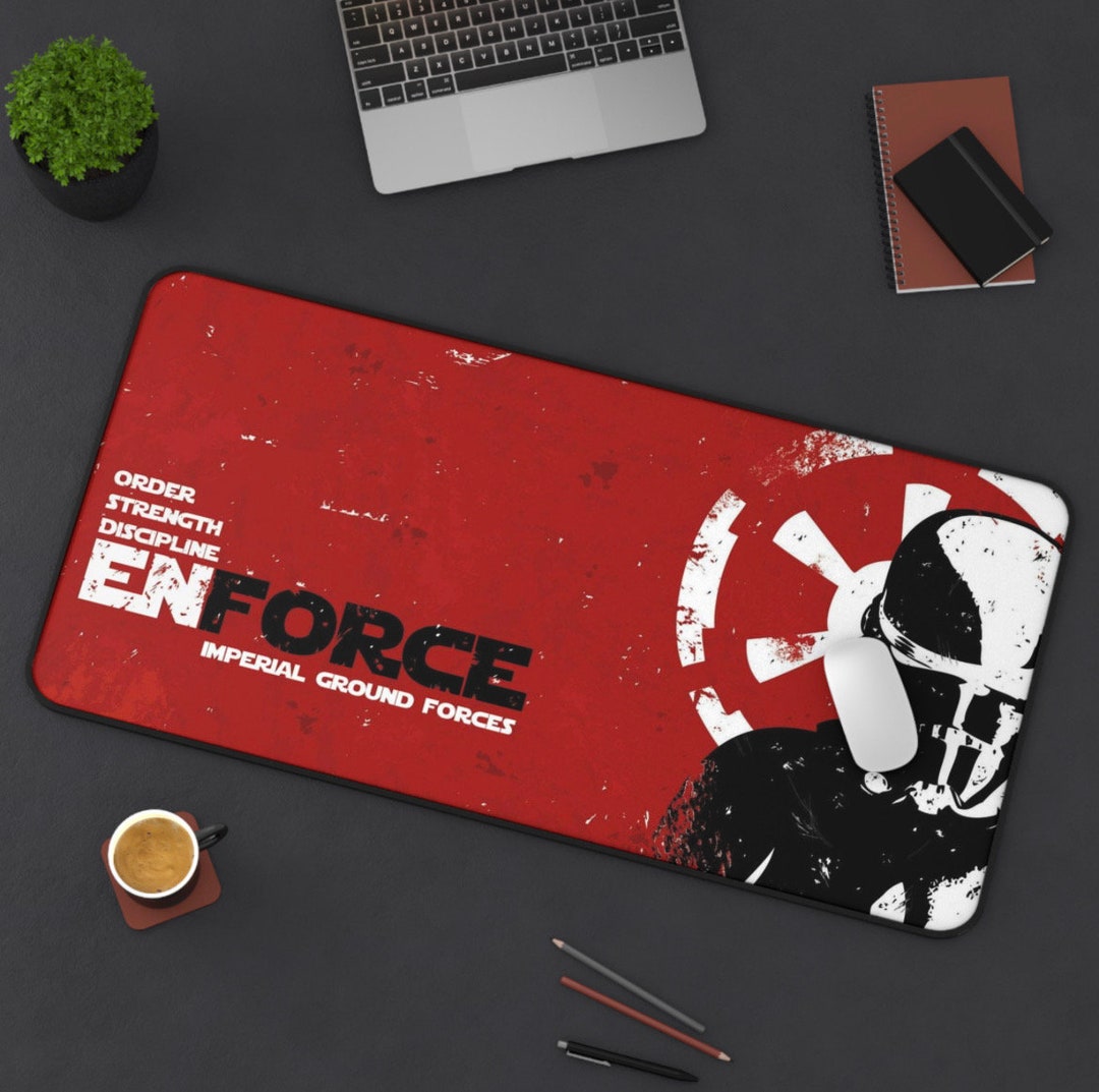 Star Wars Stormtrooper Desk Mat Large Office Decor Galactic Empire ...