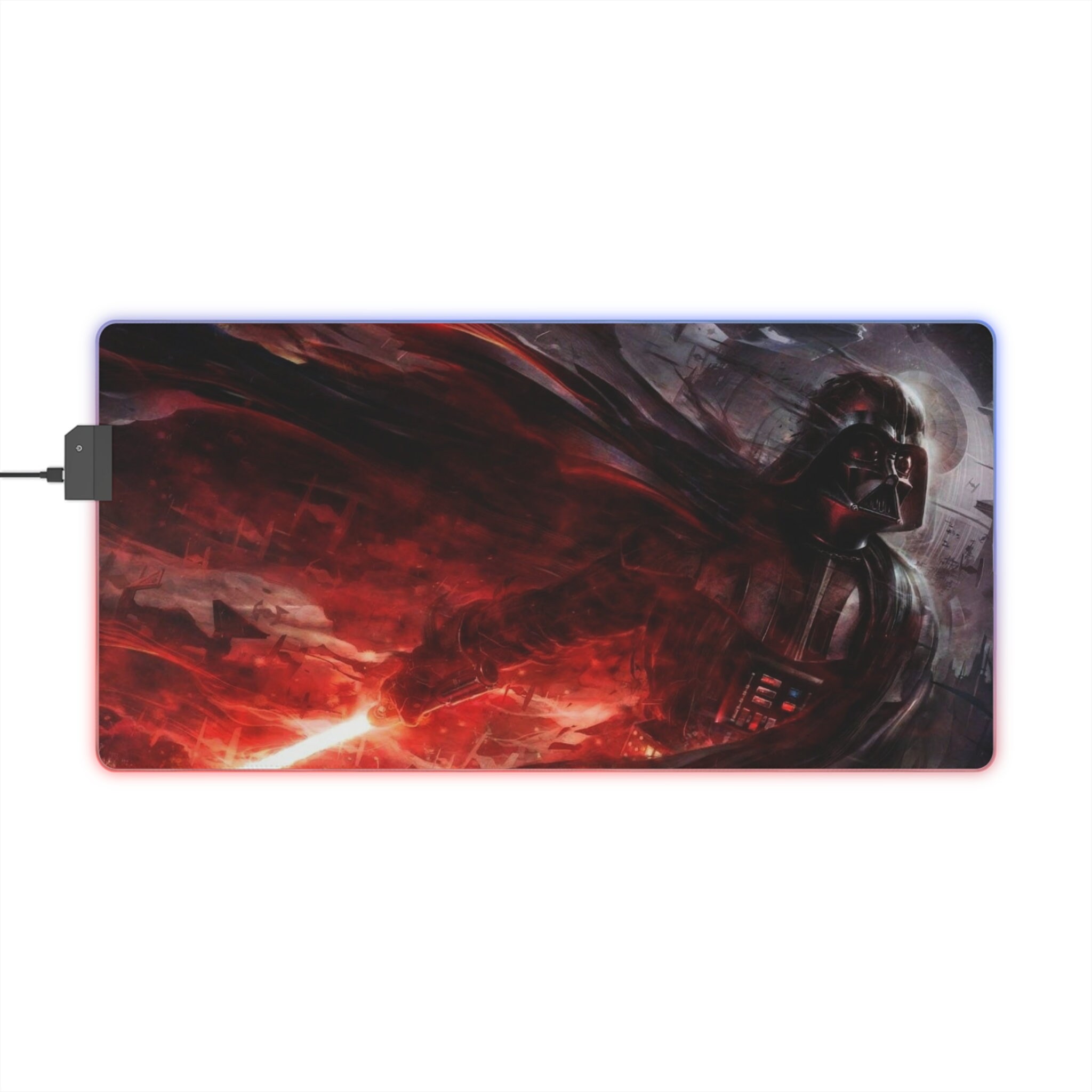 Star Wars Darth Vader LED Gaming Mouse Pad Darth Vader Desk Mat RGB ...