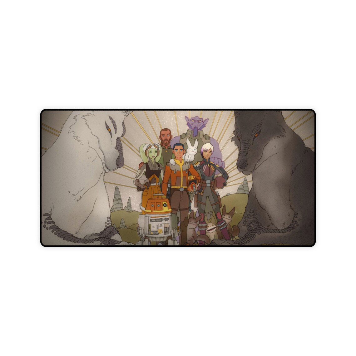Star Wars Rebels Office Desk Mat Large Gaming Mat Office Decor Gaming ...