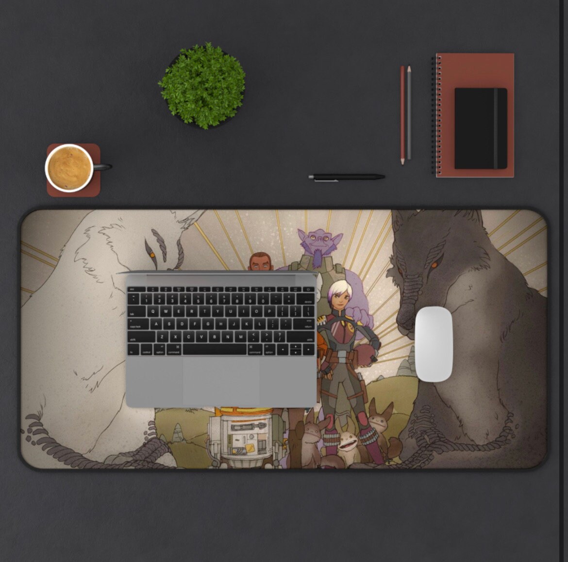 Star Wars Rebels Office Desk Mat Large Gaming Mat Office Decor Gaming ...