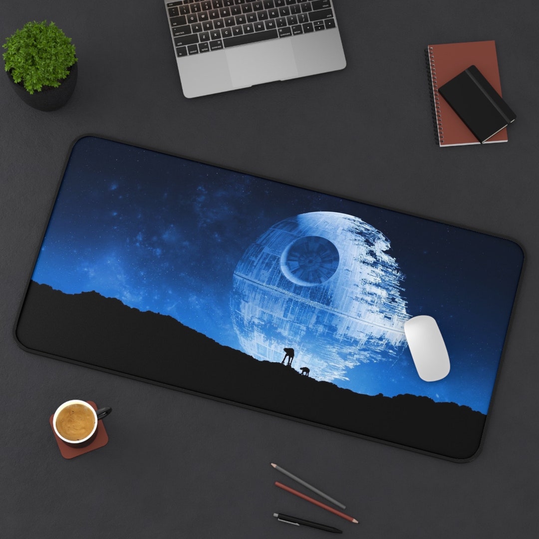 Star Wars Death Star Desk Mat, Star Wars Gaming Mousepad - Etsy