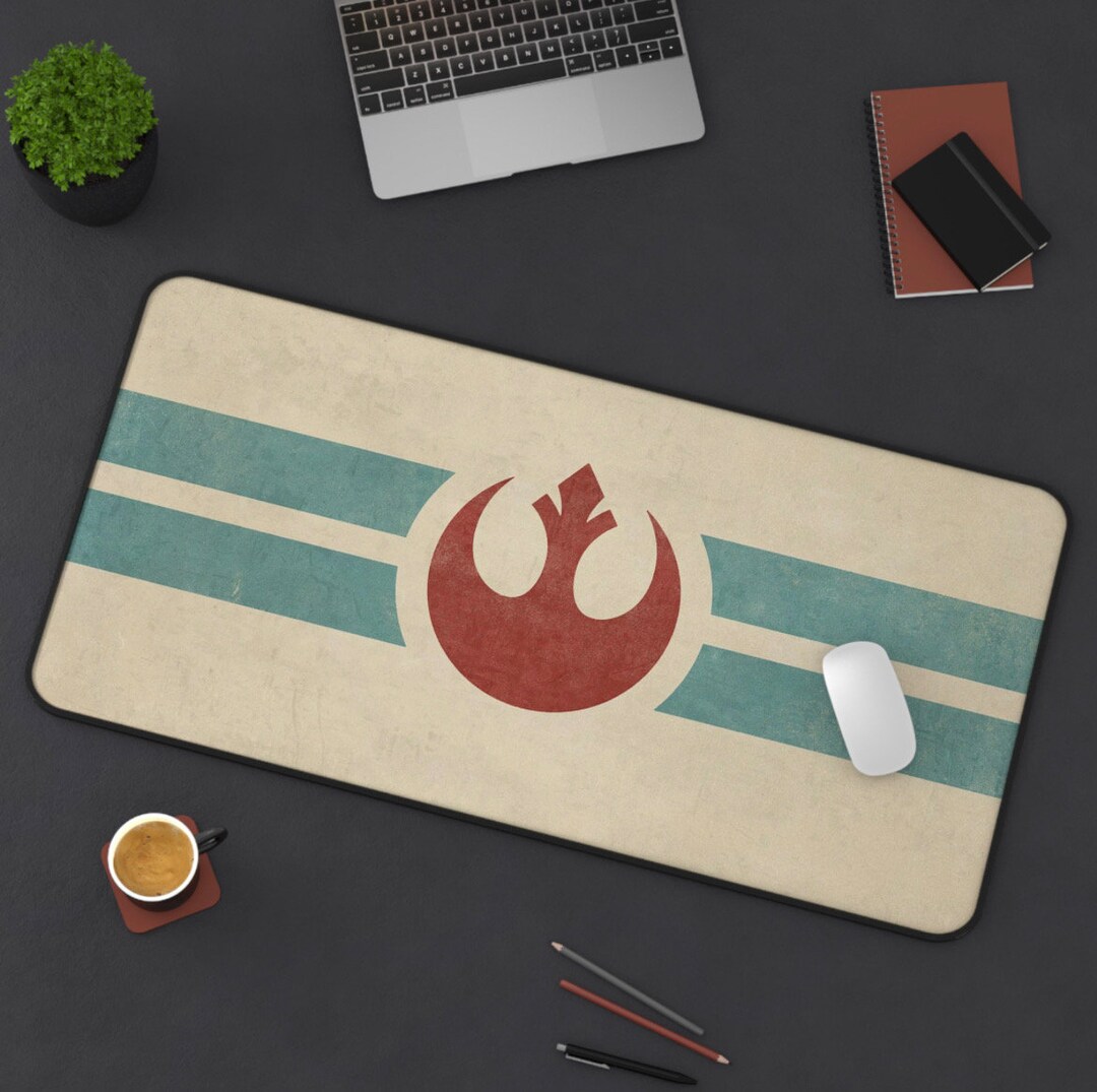 Star Wars Rebel Alliance Desk Mat, Gaming Mousepad, Office Decor - Etsy