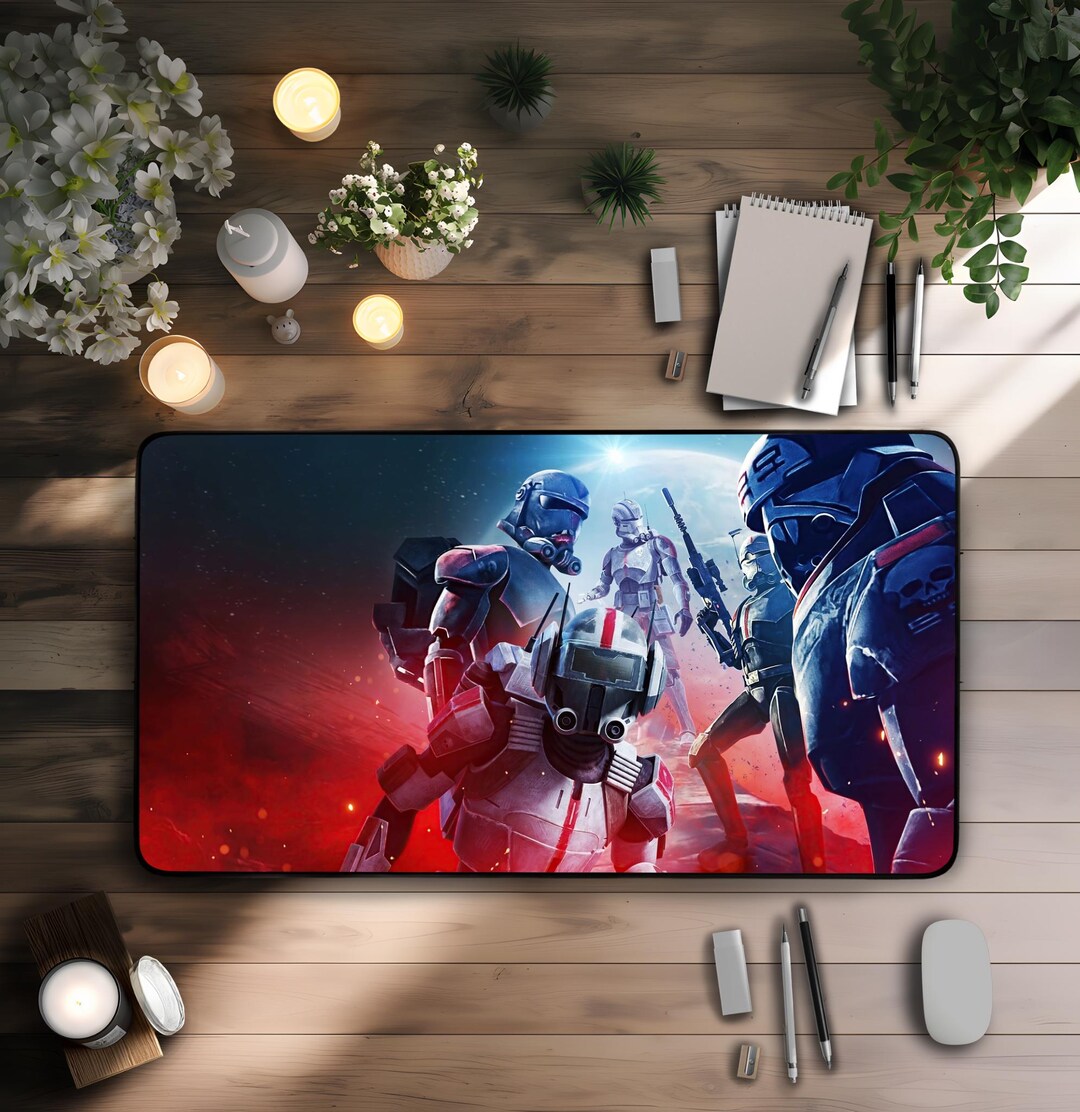 Star Wars Bad Batch Desk Mat Star Wars Gift for Him Gaming Mousepad ...