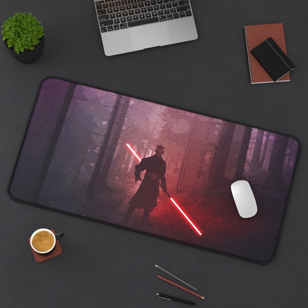 Star Wars Darth Maul Desk Mat, Star Wars Gaming Mousepad - Etsy