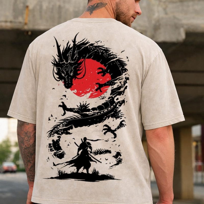 Japanese Dragon T Shirts - Etsy