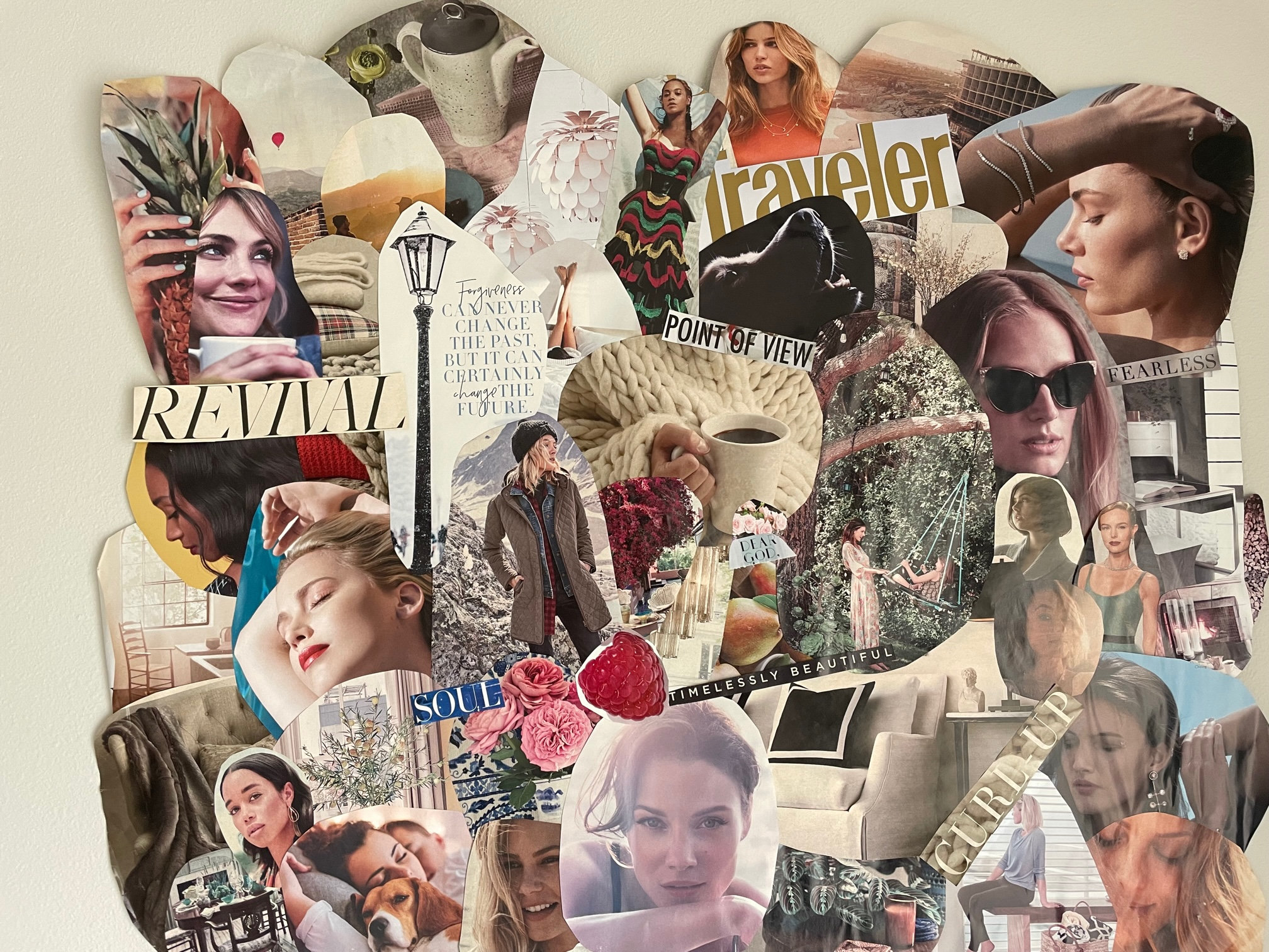 Original Collage Art - Travel, Dreaming, Optimism - Etsy