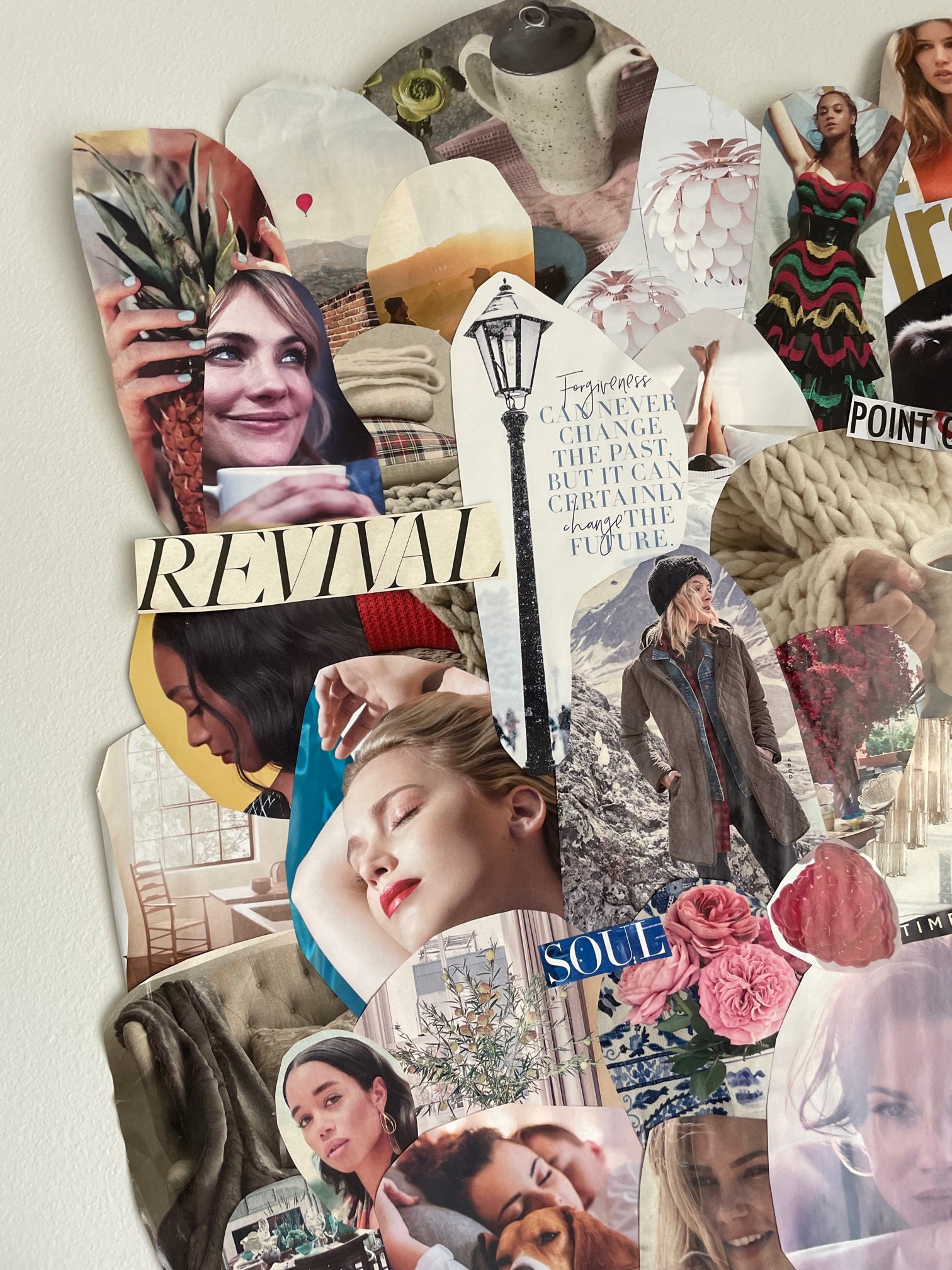 Original Collage Art - Travel, Dreaming, Optimism - Etsy