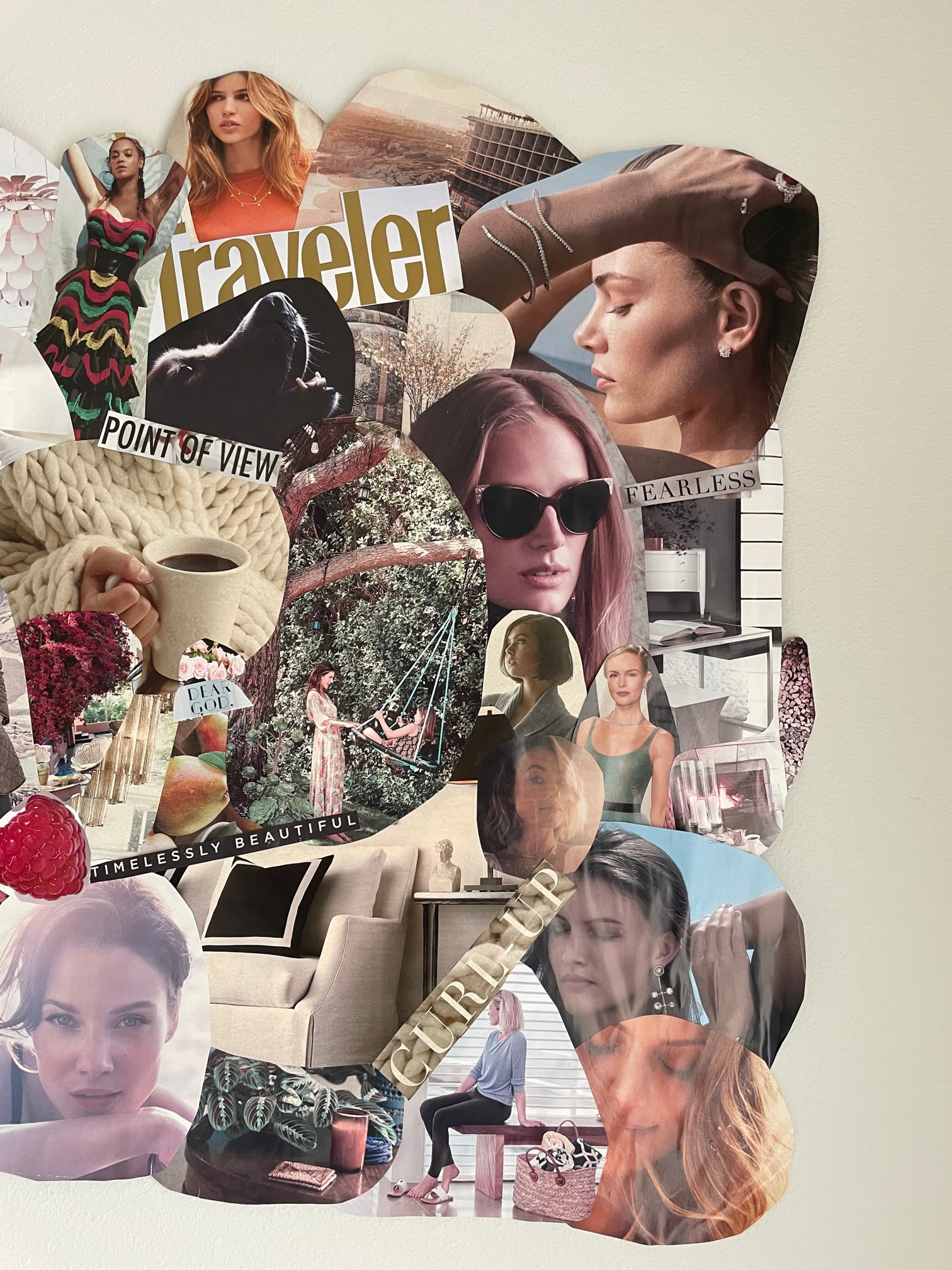 Original Collage Art - Travel, Dreaming, Optimism - Etsy