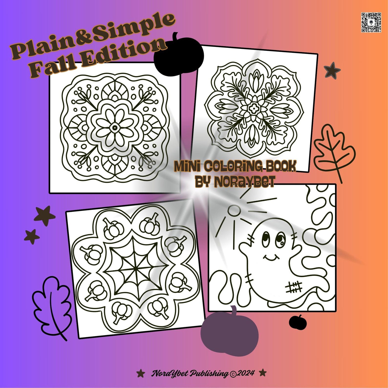 Plain&simple Fall Edition Coloring Book - Etsy