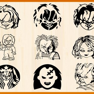 Chucky Svg, Horror Svg, Halloween Svg, Scream Svg, Freddy Krueger Svg ...