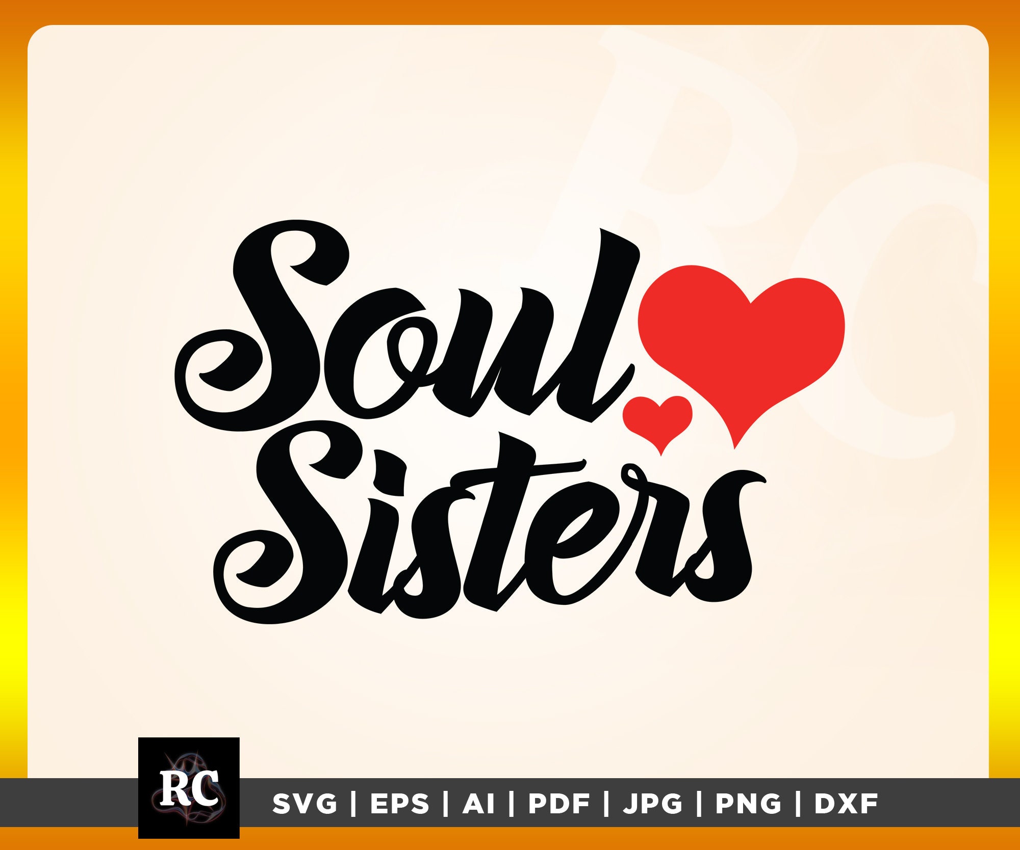 Soul Sisters Svg, Sisters by Blood Svg, Soul Sister Svg, Soul Svg ...