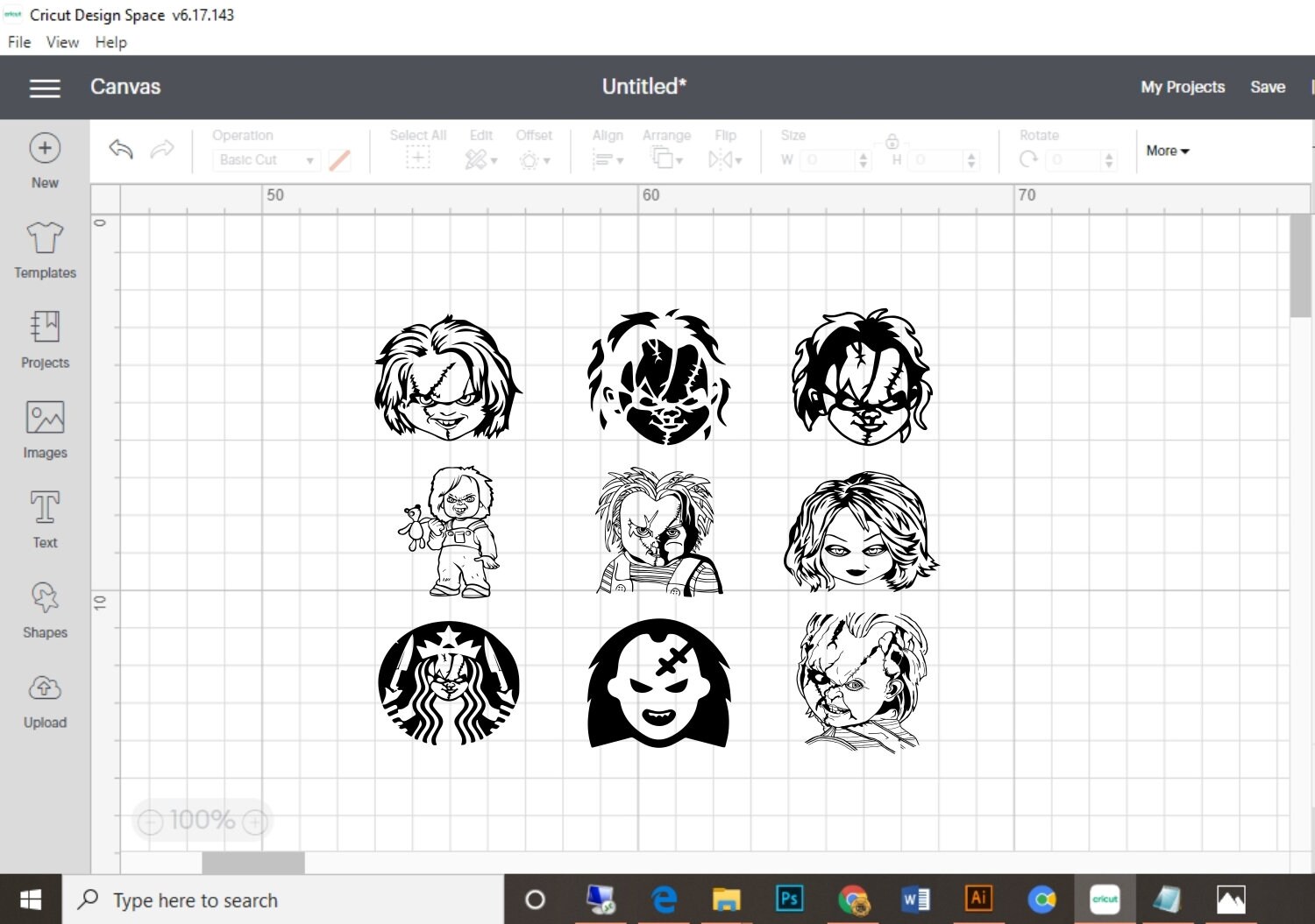 Chucky Svg, Horror Svg, Halloween Svg, Scream Svg, Freddy Krueger Svg ...