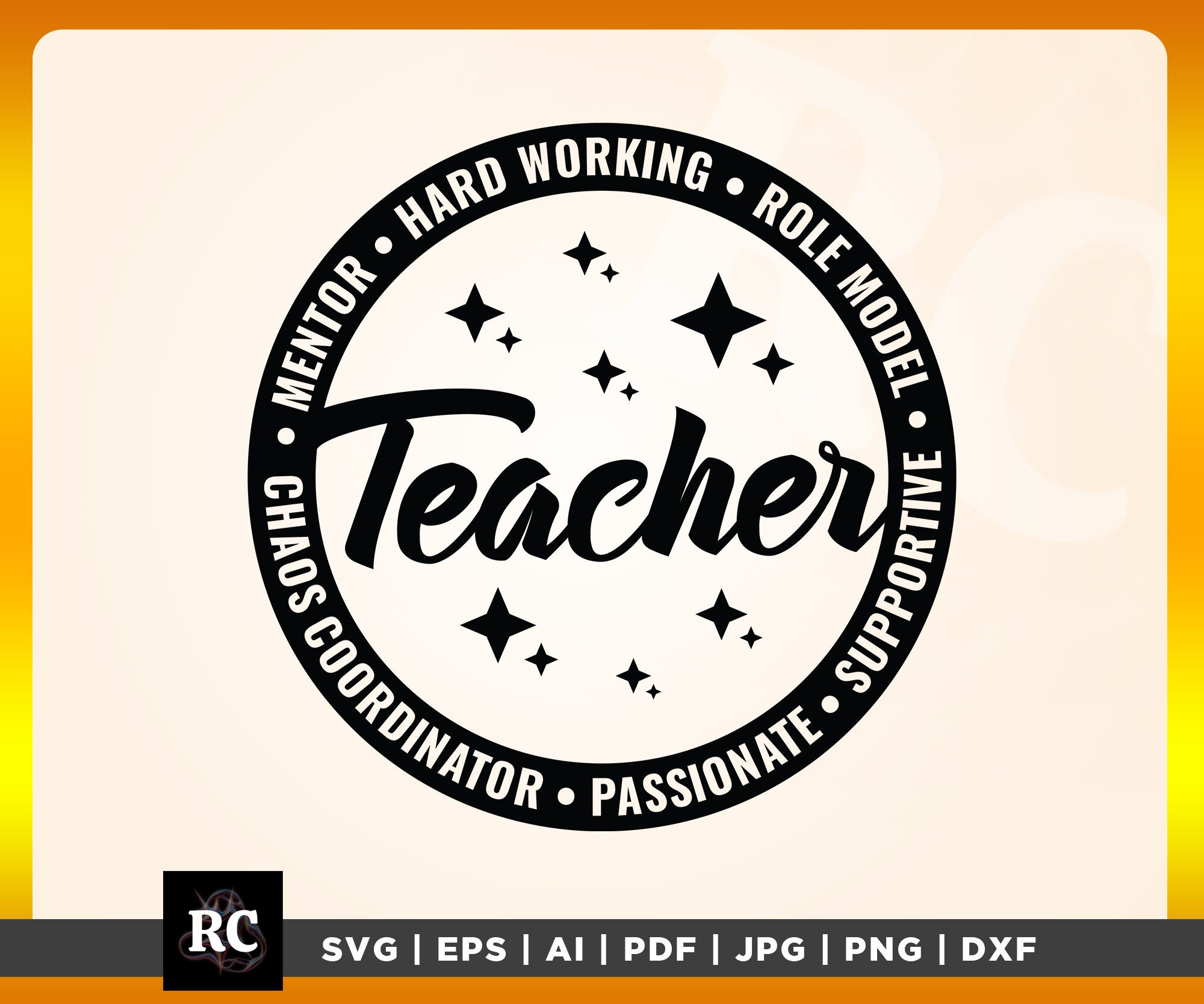 Teacher Svg, Role Model Svg, Hard Working Svg, Mentor Svg, Passionate ...