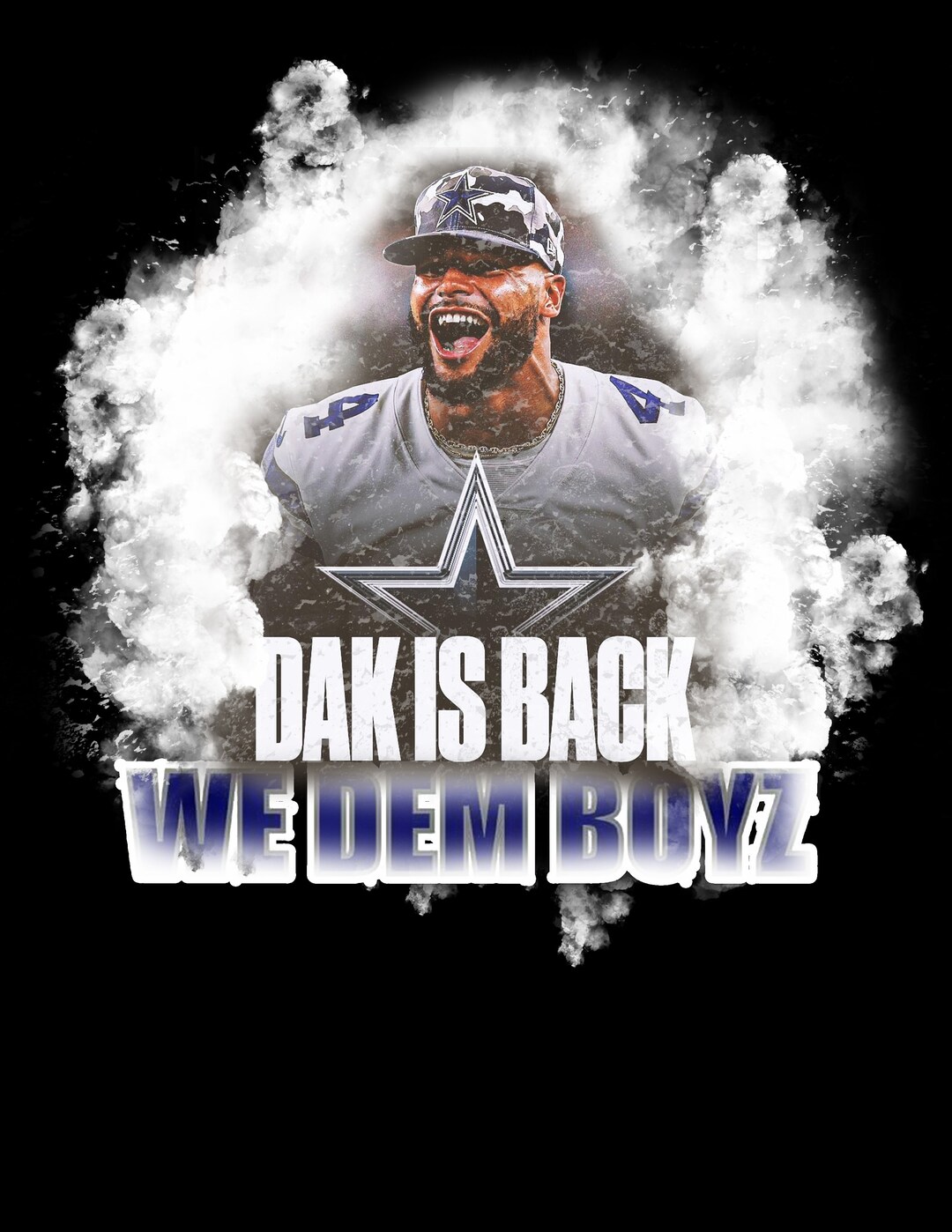Dak is Back Dallas-cowboys PNG DL - Etsy