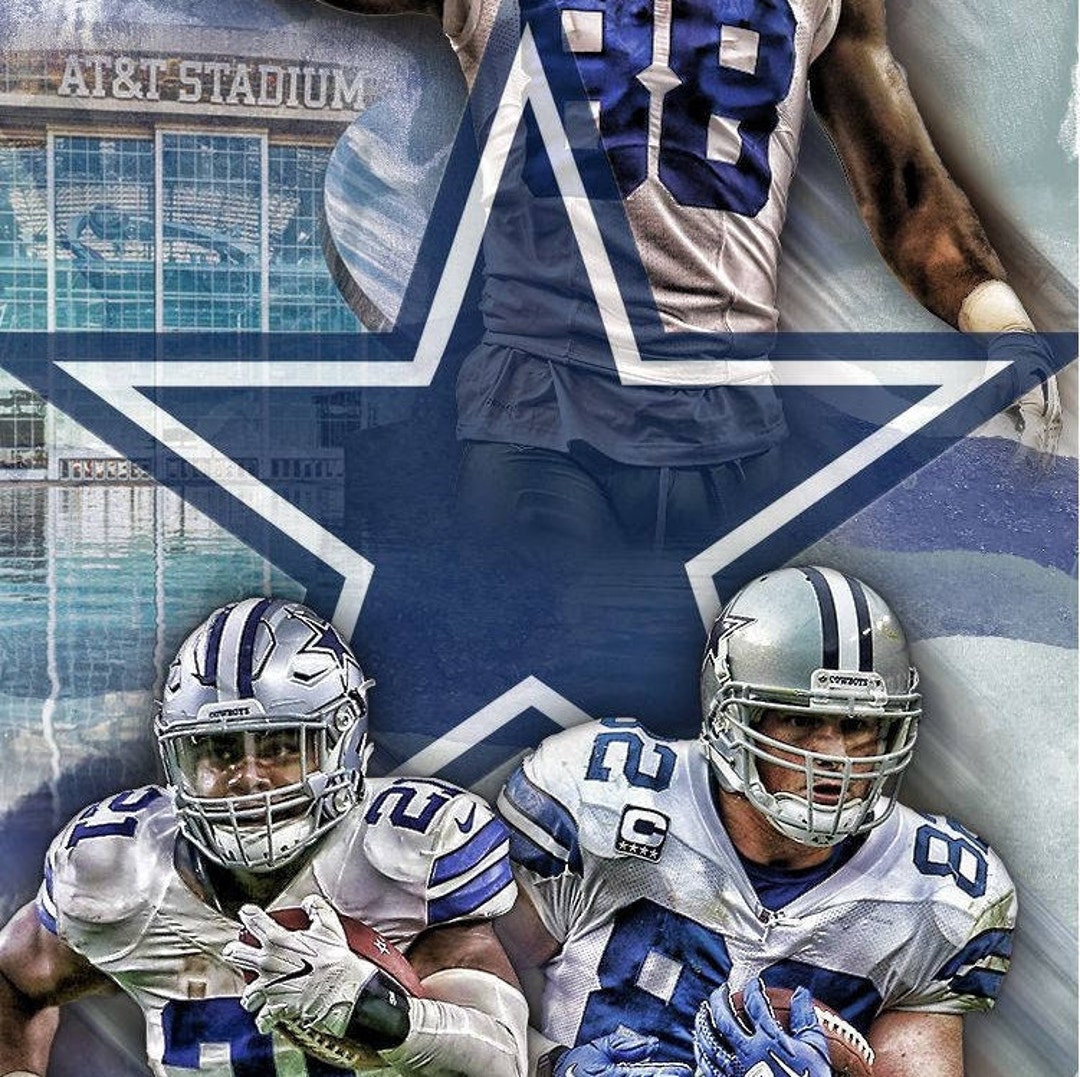 Cowboys Digital Collage Jpg - Etsy