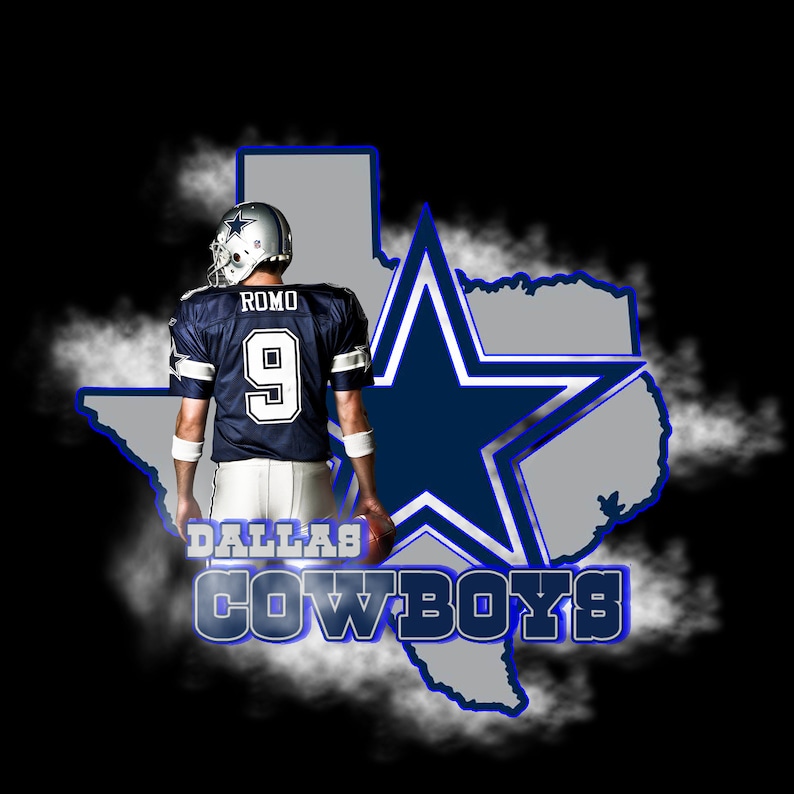 Romo Dallas-cowboys Png Dl - Etsy