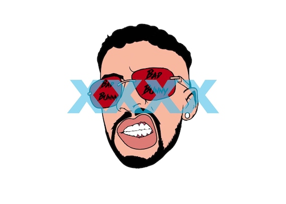 Bad Bunny Png 1 - Etsy