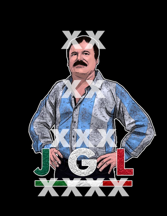 El Chapo Guzman JGL PNG DL - Etsy Australia
