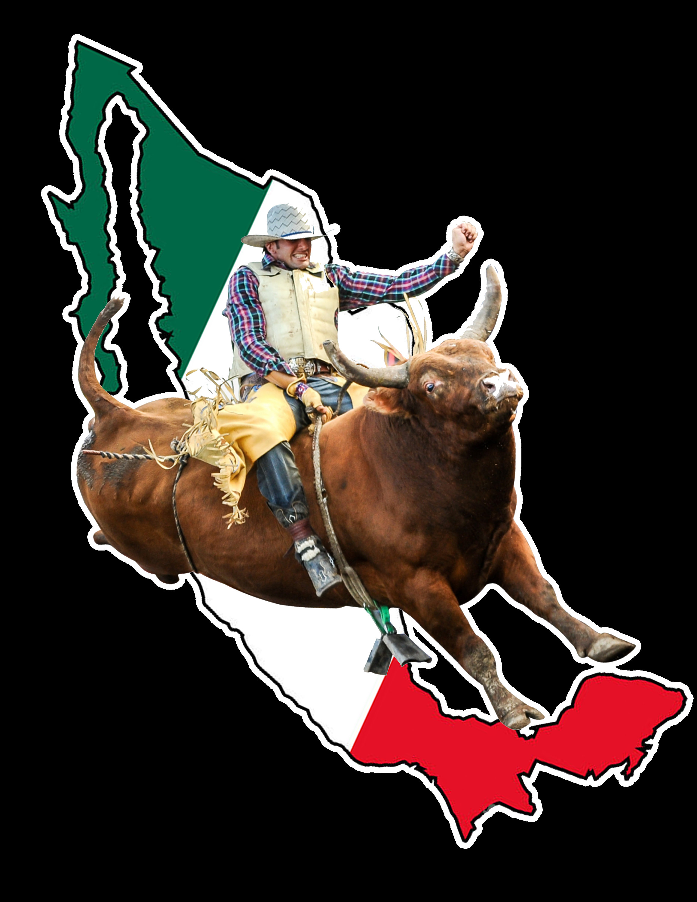 Bull Rider Mexico Png - Etsy