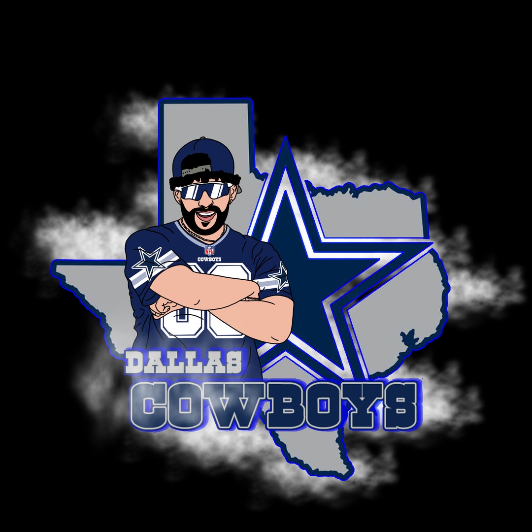 Dallas Football Bad Bunny PNG File Digital Download - Etsy