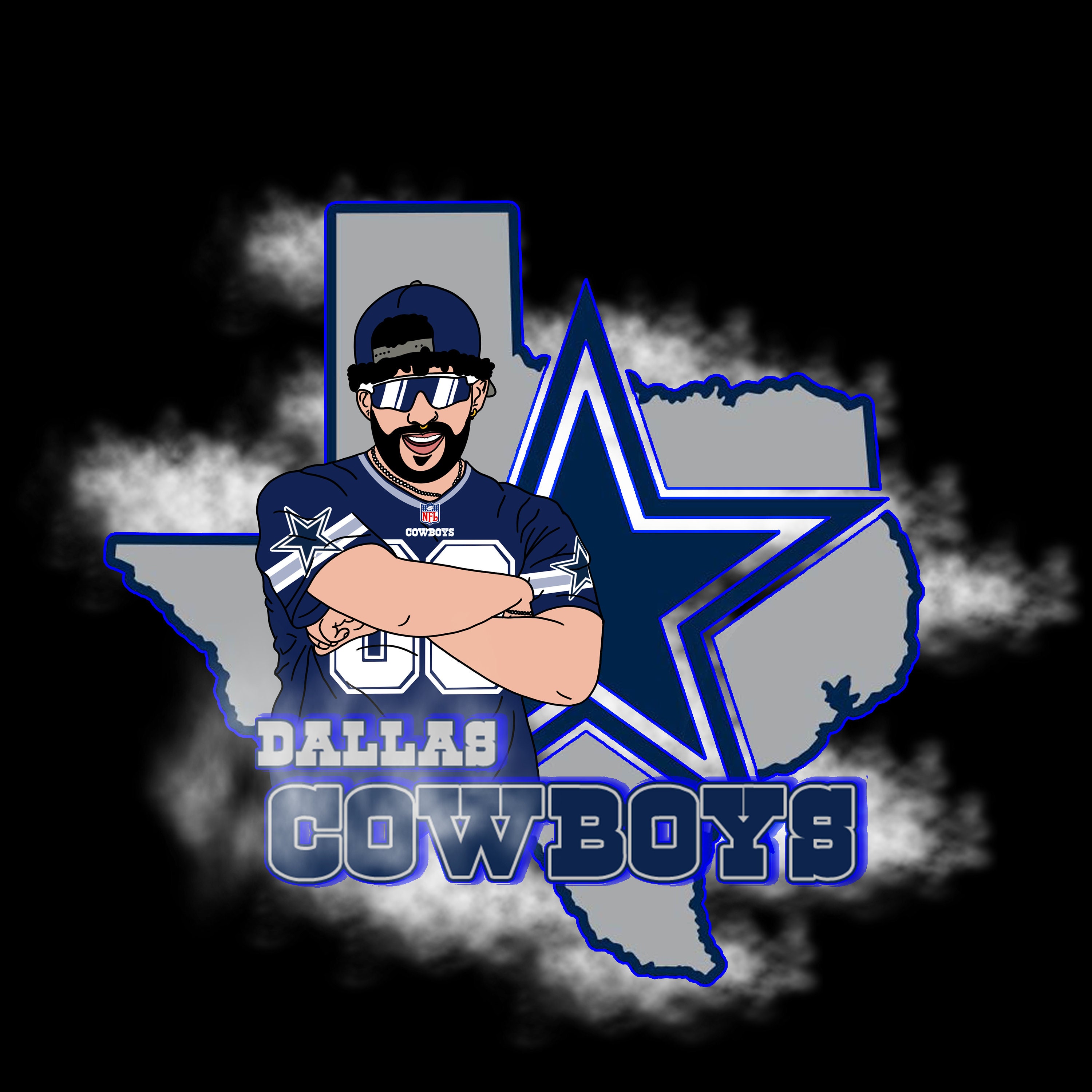Dallas Football Bad Bunny PNG File Digital Download - Etsy