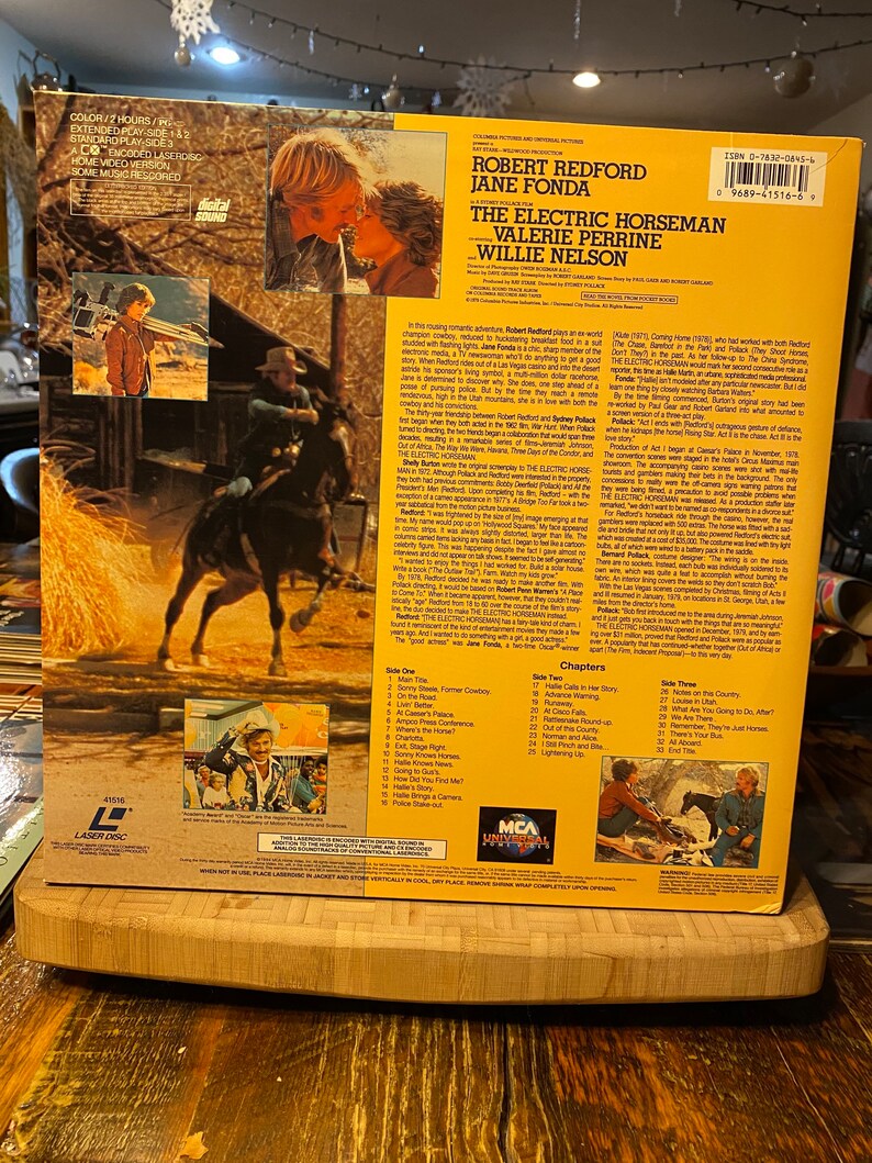 The Electric Horseman Laserdisc Letterbox Edition Pre-owned 1994 Robert ...