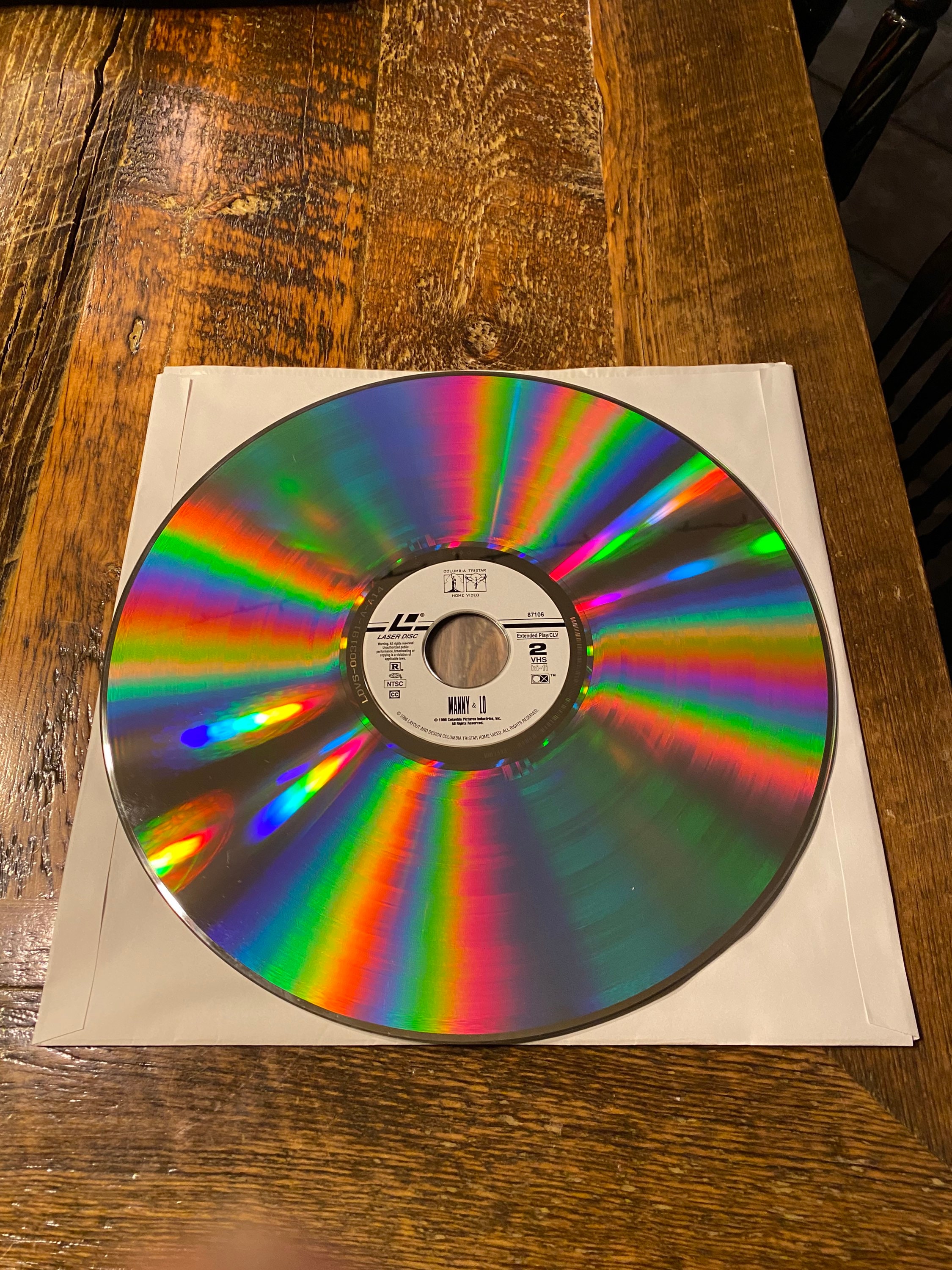 Manny & Lo Laserdisc Widescreen Edition Extended Play Pre-owned 1996 - Etsy