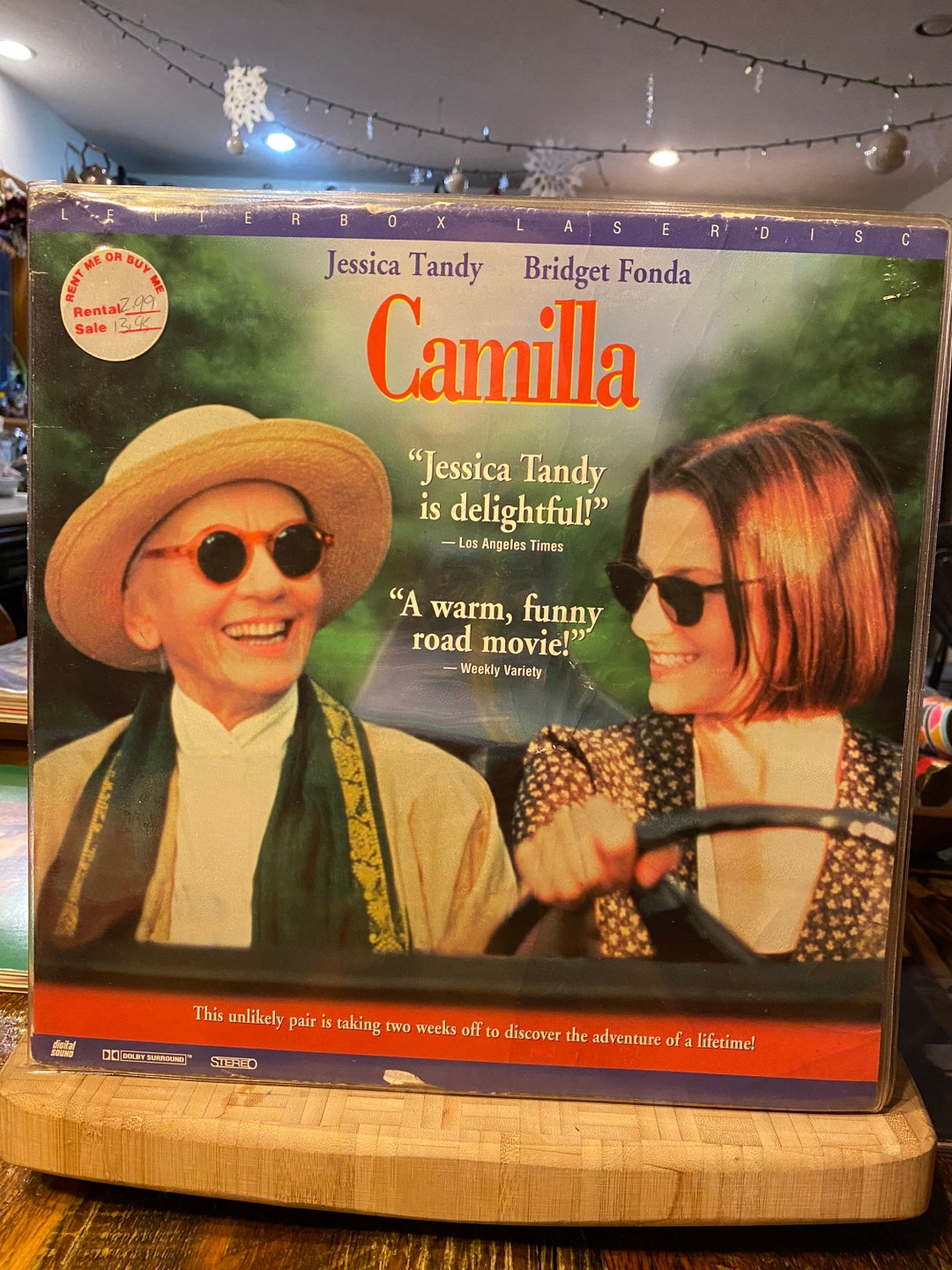 Camilla Laserdisc 1994 Letterbox Edition Jessica Tandy Bridget Fonda ...