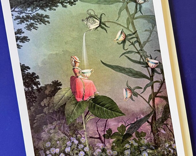 Green Tea Notecard - Catrin Welz-stein - Etsy