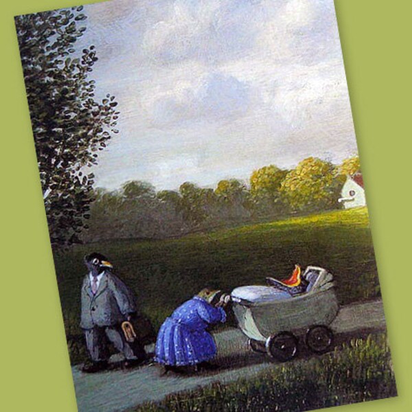 Michael Sowa Postcard - Etsy