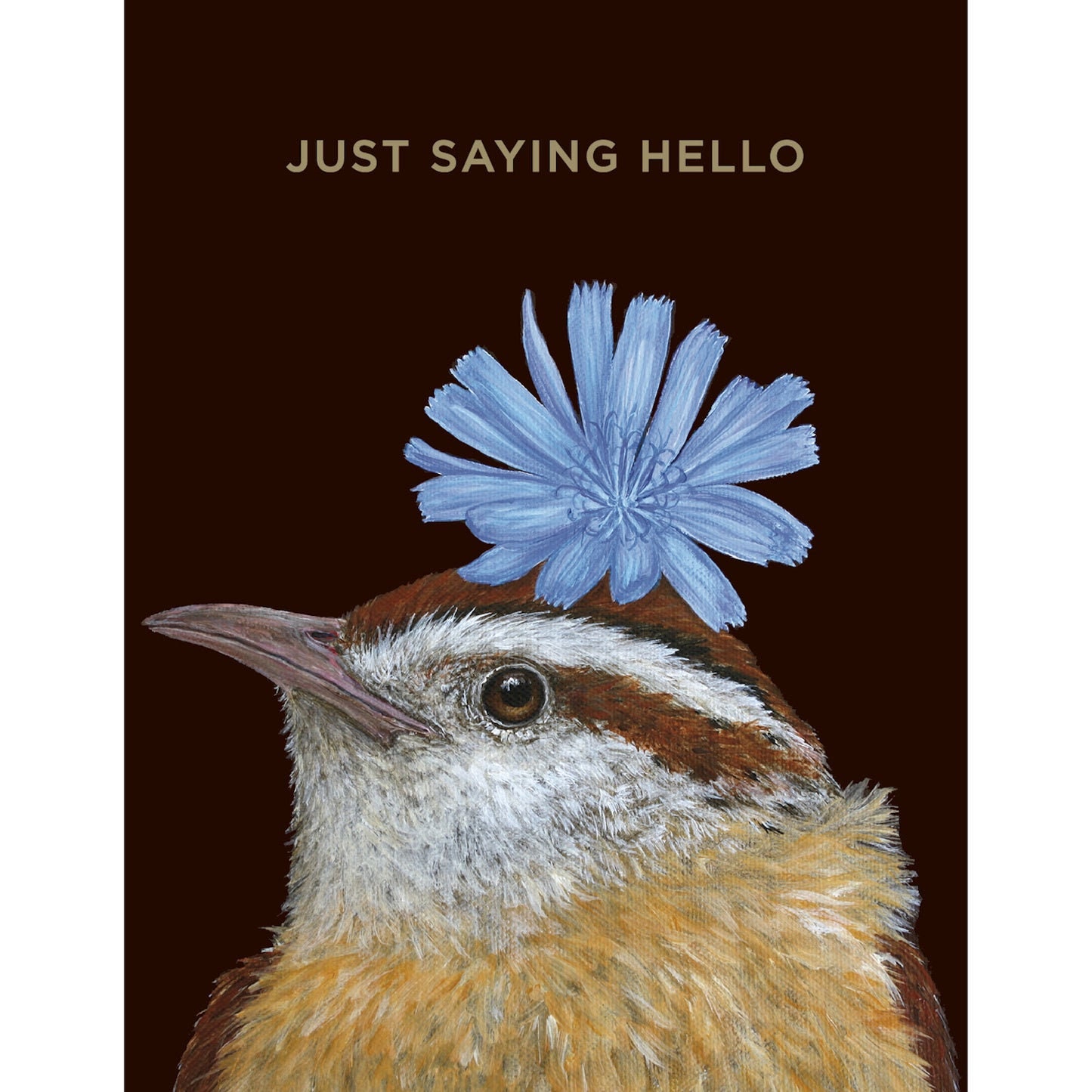 Just Saying Hello by Vicki Sawyer, Birds Wearing Hats, All Occasion ...