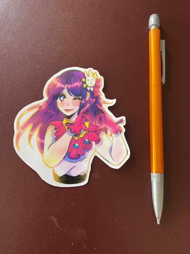 Ai Hoshino Idol Stickers Oshi No Ko 7 Count - Etsy Singapore