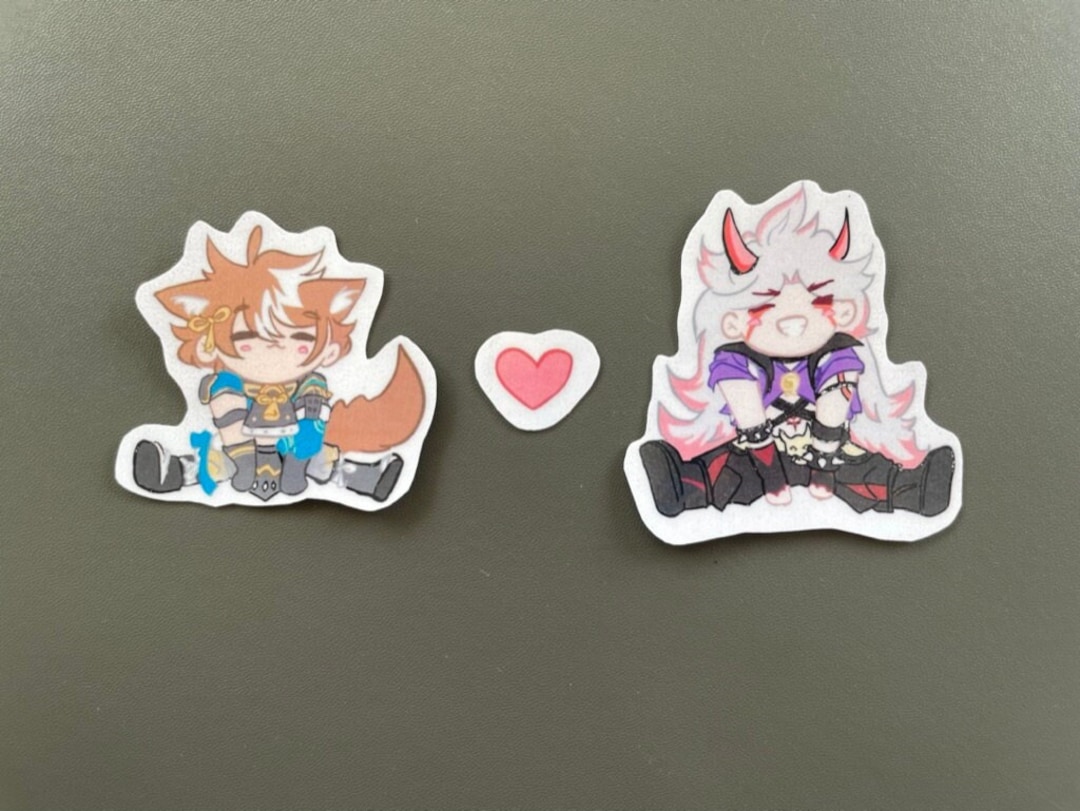 Itto and Gorou Stickers Genshin Impact ittorou - Etsy Hong Kong