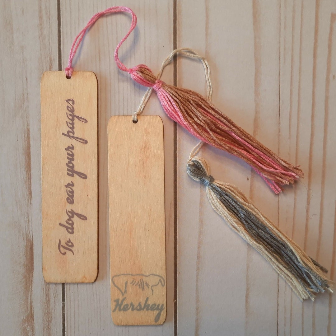 Custom Dog Ear Bookmark Personalized Pet Line Art Dog Pun Gift for Dog ...