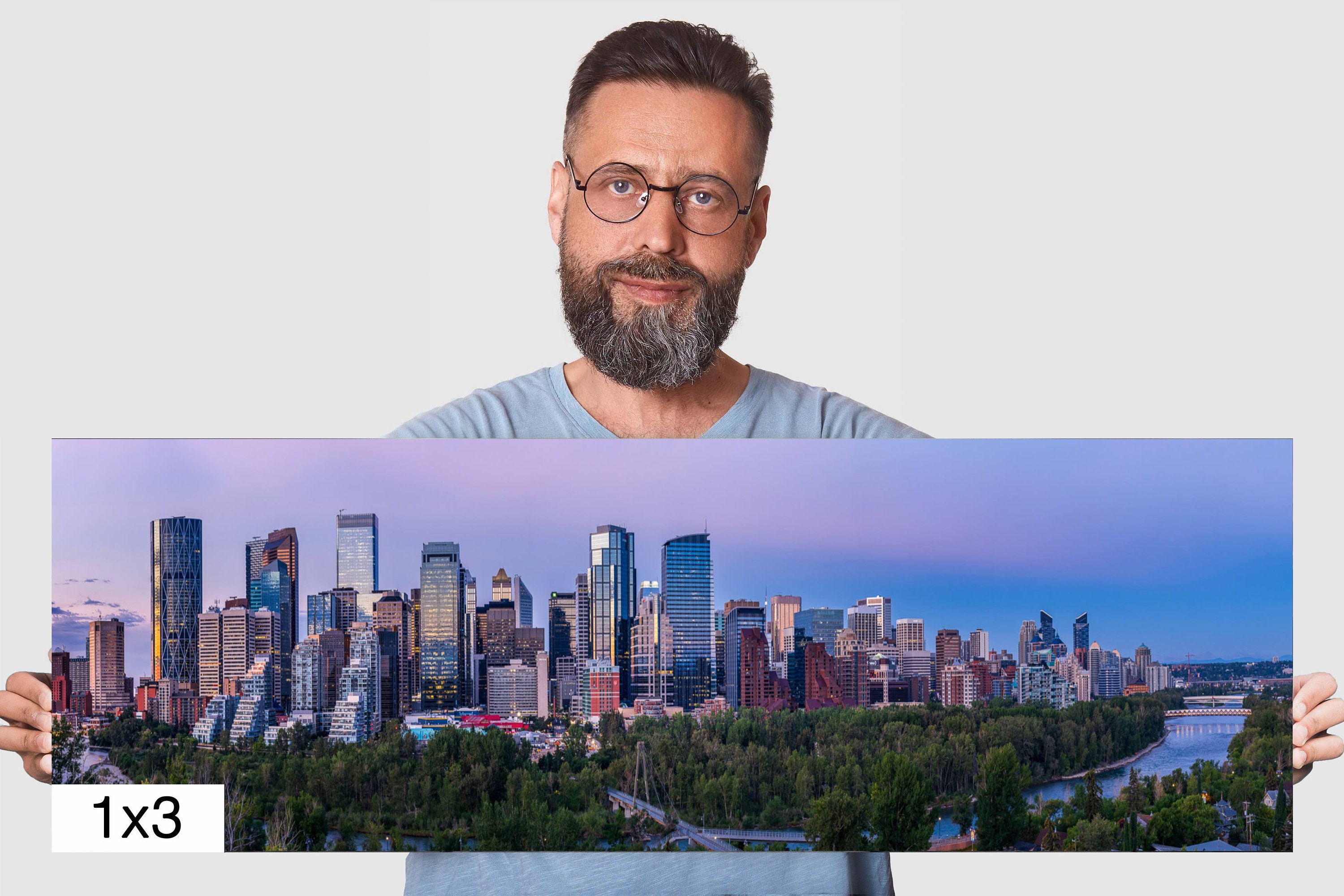 Calgary Skyline Photo Print Peace Bridge Photo Print Calgary ...