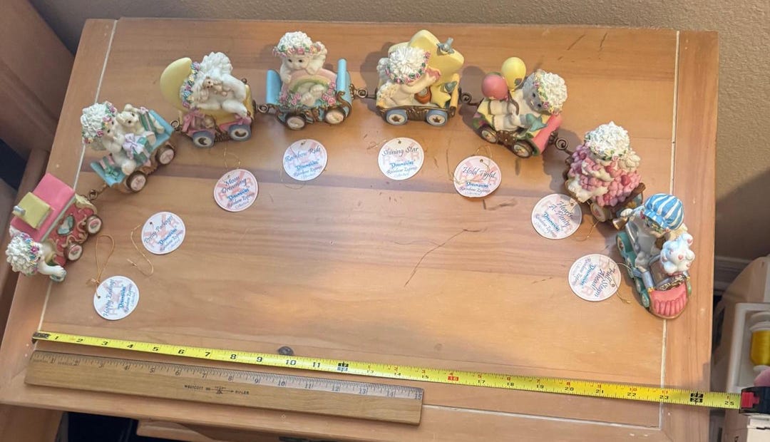 Dreamsicles Rainbow Express Train - 8 Pieces From Engine to Caboose - Etsy